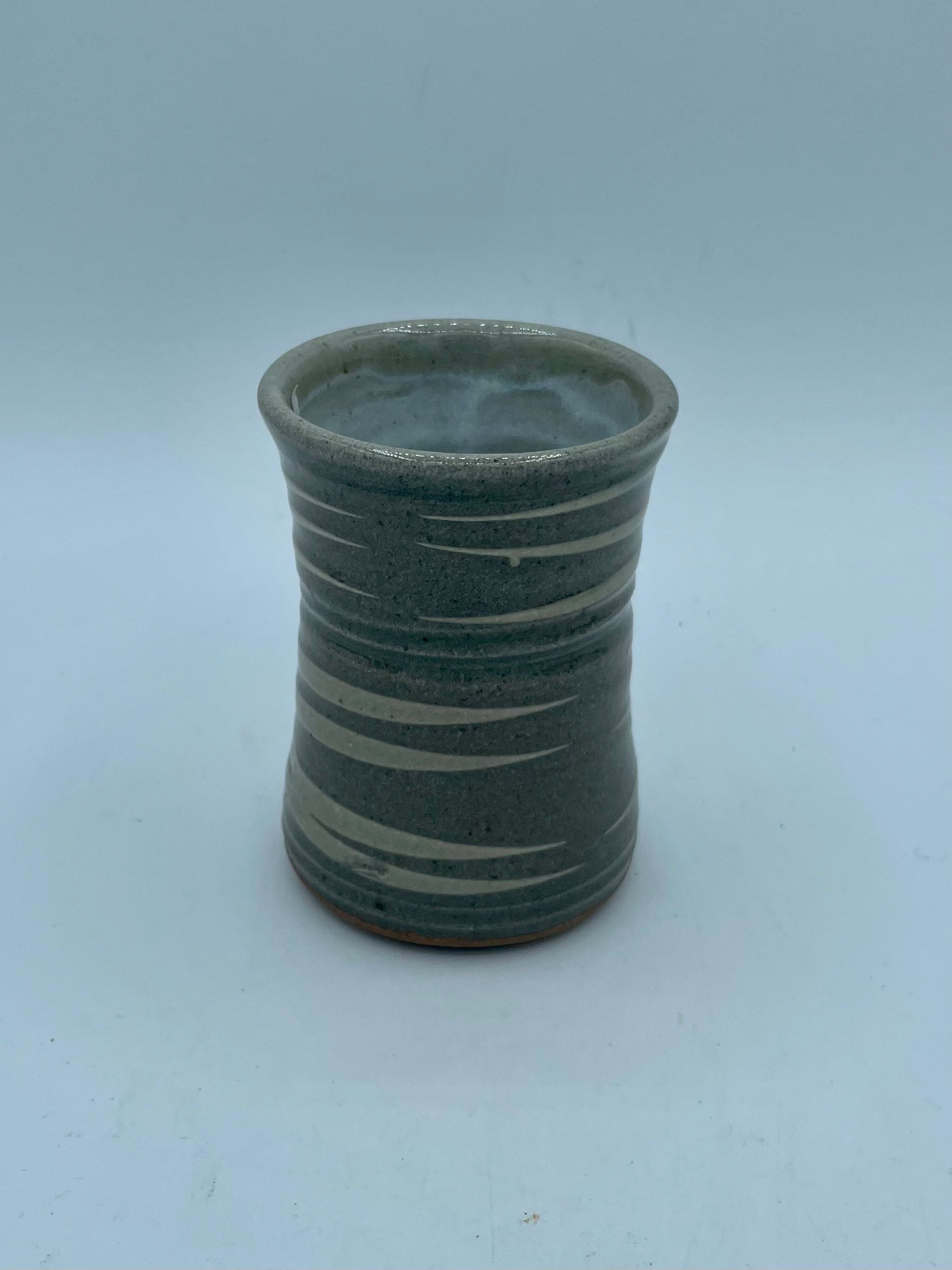 Doug Arnold Pottery: Sage Green Tumblers | The Russell Ranch Mercantile